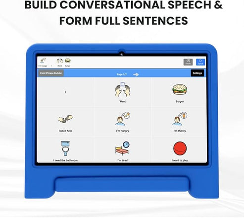 TalkingTiles - AAC Device for Autism- Communication Tablet – Lavender ...